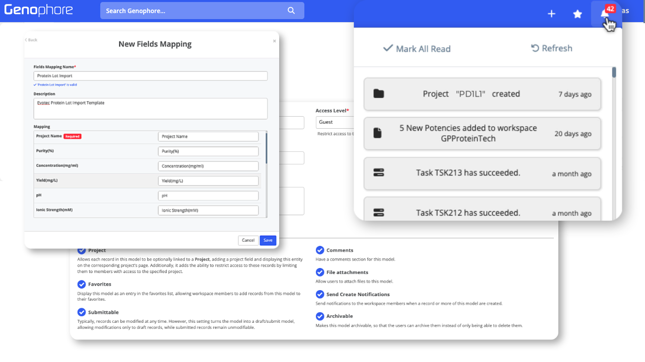 Customizable Data Structures | Genophore